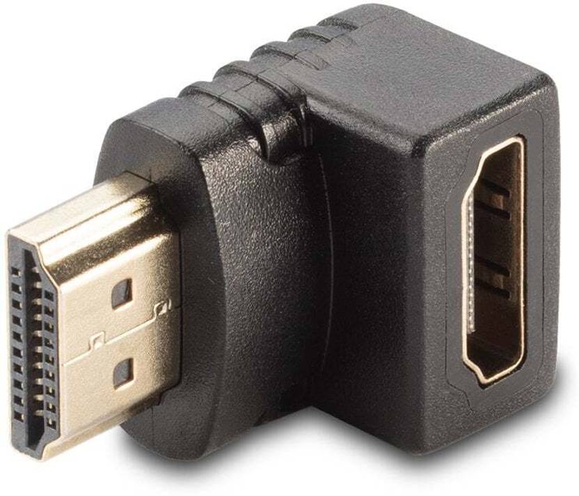 TBS TV-out Cable L-Shape HDMI Male to HDMI Female 90 Degree Adapter ...