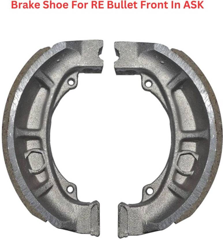 ask Royal Enfield Bullet Front brake shoe Asbestos set 2 Front Brake ...
