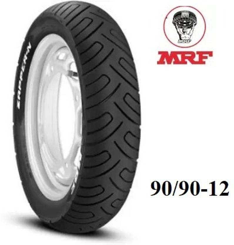 MRF 90/90-12 54J ZAPPER N TL ( NEW MODEL) 90/90-12 54J ZAPPER-N Front ...