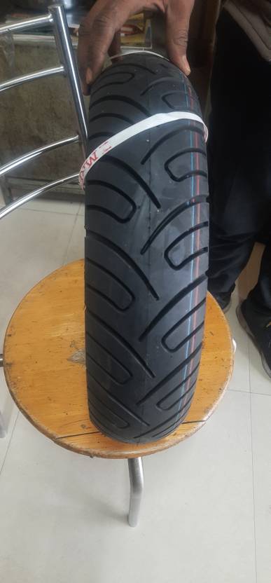 MRF 100 80 12 Zapper tubeless tyre 100 8012 Front & Rear Two Wheeler ...