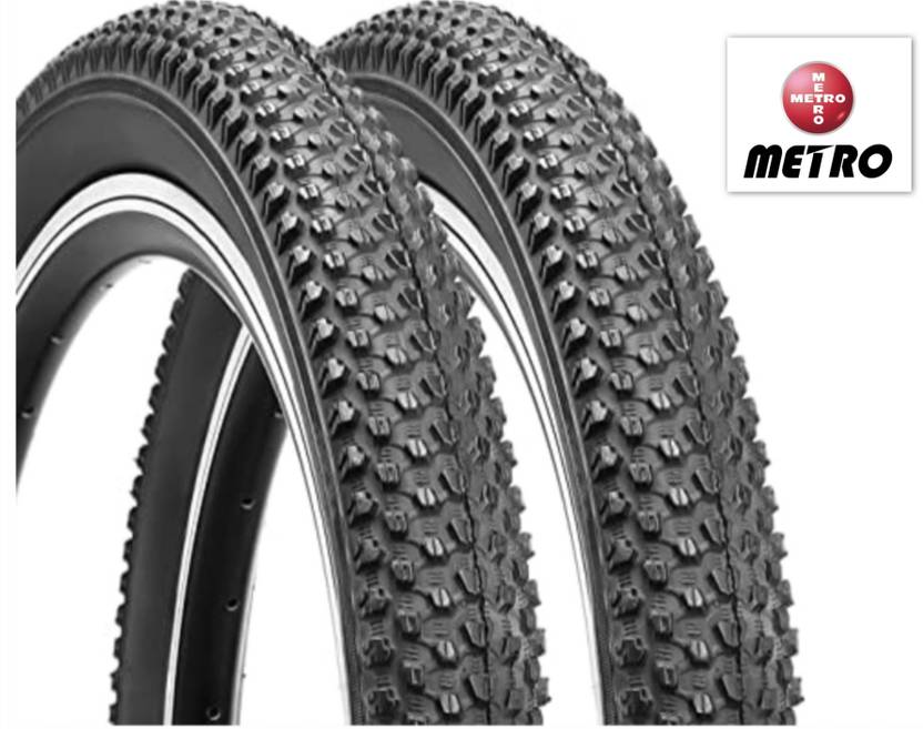 nationalstores Original Metro stone 26*2.35/26*2.40 nylon tyre (pair ...