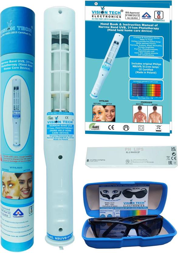 vision tech Narrow Band UVB (NBUVB) Phototherapy Lamp/Light, 311nm for ...