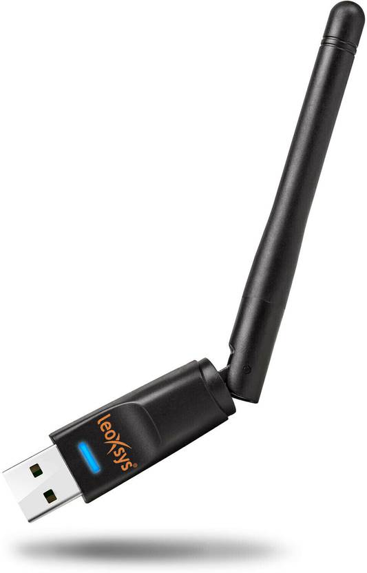 LeoXsys Wireless USB Wi-Fi Adapter LAN Card with External Antenna ...