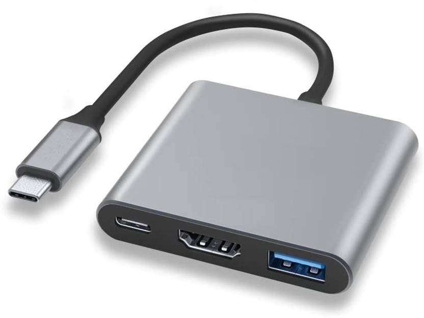 Flipkart SmartBuy 3 in 1 Type C USB Hub to HDMI Adapter, HD 4K HDMI ...