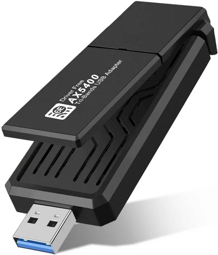 Wavenex Bluetooth + 5Ghz Dual Band Wifi Adapter for PC 1300 Mbps with ...