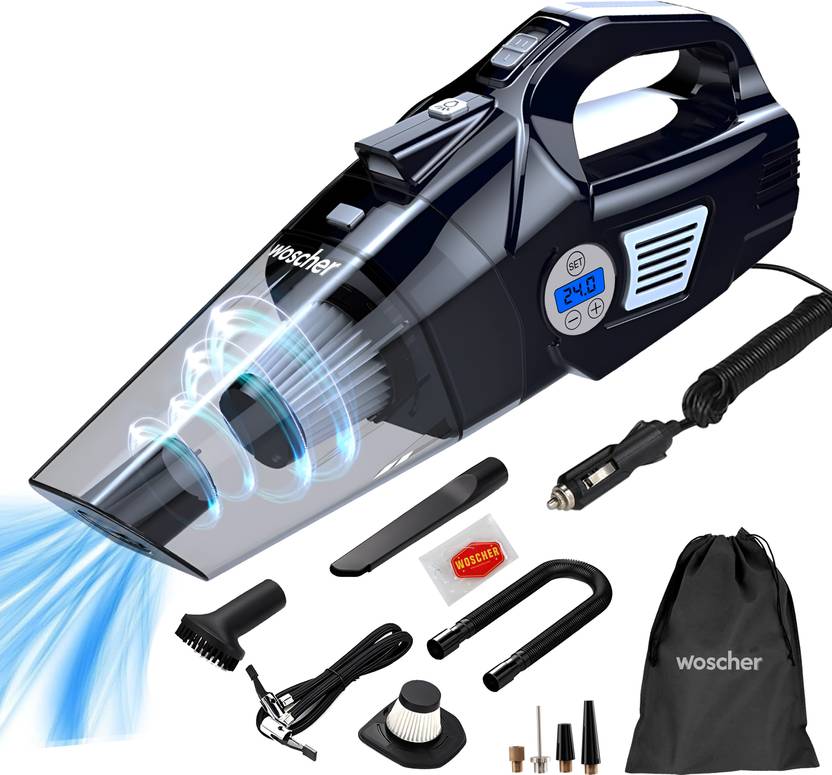 Woscher 578D 2in1 Digital Portable Air Compressor Tyre Inflator with ...
