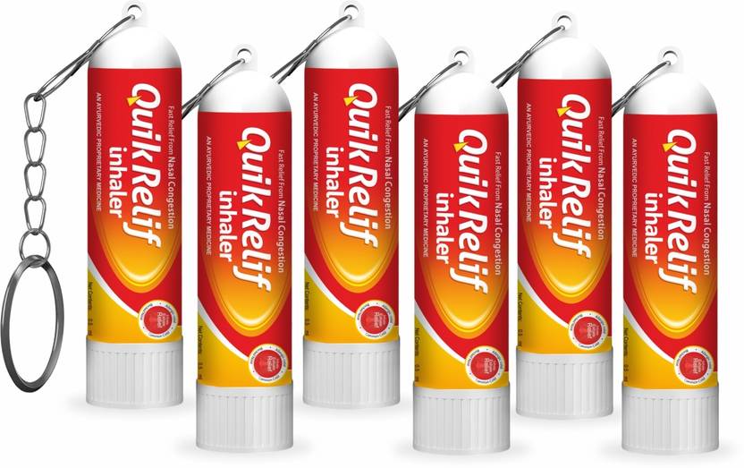 Quik Relif Inhaler for Fast Relief from Cold, Blocked Nose and Nasal ...