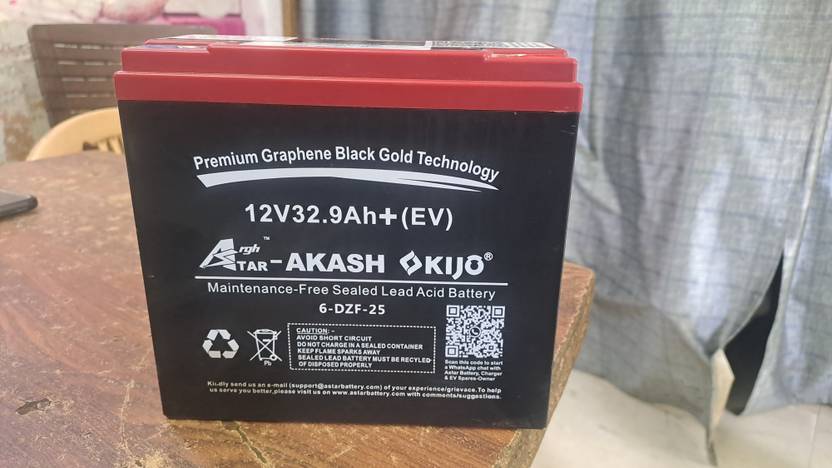 Akash AStar Battery For E Bike 32.9 Ah Battery for Bike Price in India ...