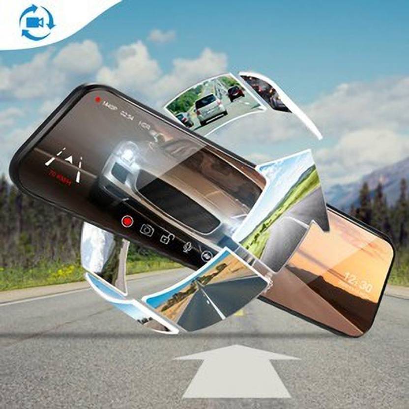 CLEGO 360° 4 Channel Dashboard Camera Full HD 12" IPS Touch Mirror ...