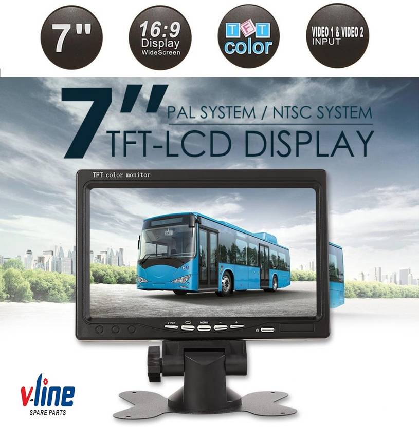 VLINE WIRED CAMERA 12-80 VOLT DC FOR FORKLIFT Reverse Assist Camera ...