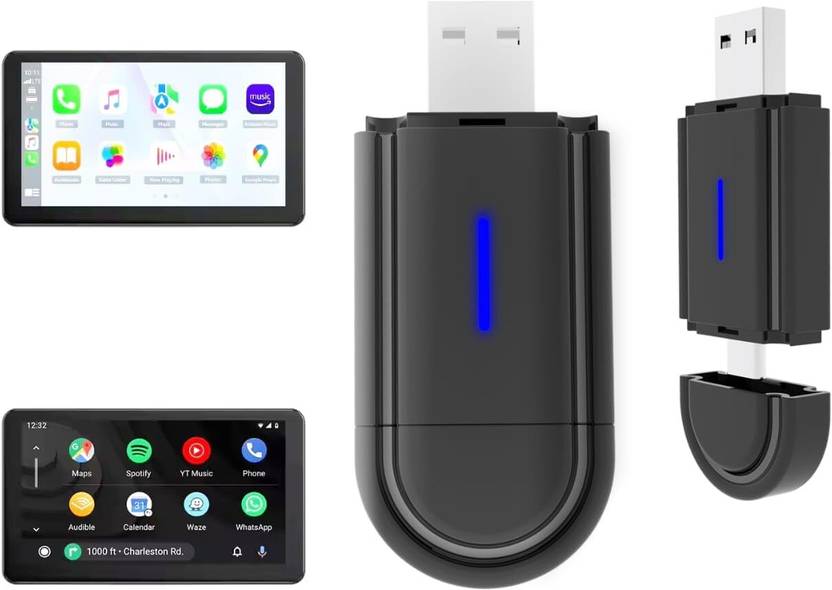 Roger Roger's Wireless CarPlay and Android Auto Adapter, USB Dongle for ...