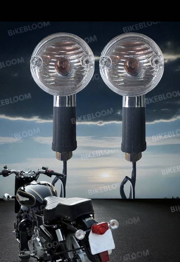 BIKEBLOOM Side, Rear, Front Halogen Indicator Light for Royal Enfield ...
