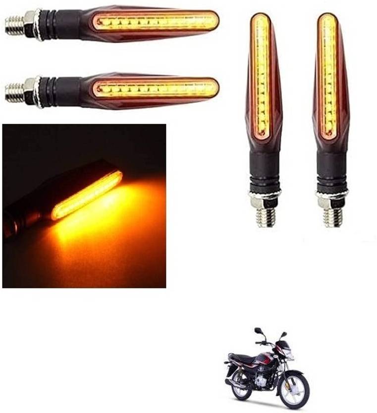QUIRKY ZONE Front, Rear LED Indicator Light for Bajaj, Hero, Honda, TVS, Suzuki, Universal For ...