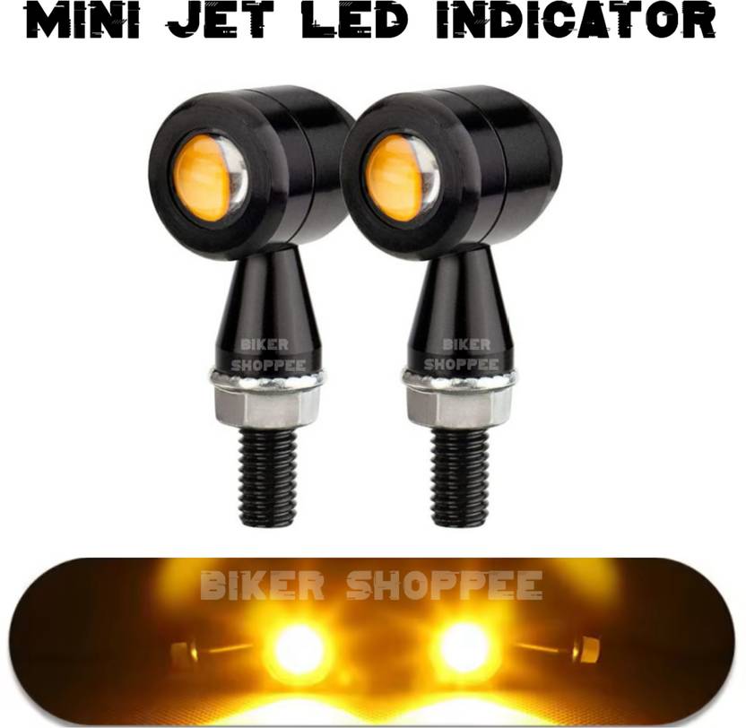 BIKER SHOPPEE Side, Rear, Front LED Indicator Light for Universal For ...