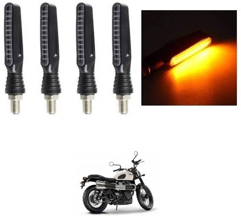 QUIRKY ZONE Front, Rear LED Indicator Light for Bajaj, Hero, Honda, TVS, Suzuki, Universal For ...