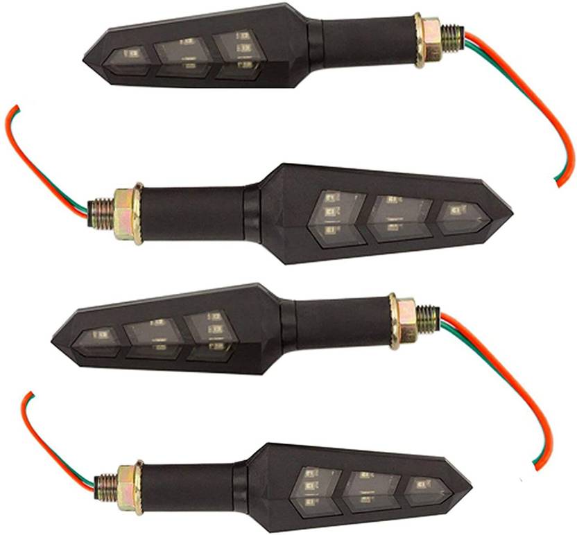 LOVMOTO Set of 4 Bike Front, Side, Rear SMD Flip LED Light Set of 4 ...