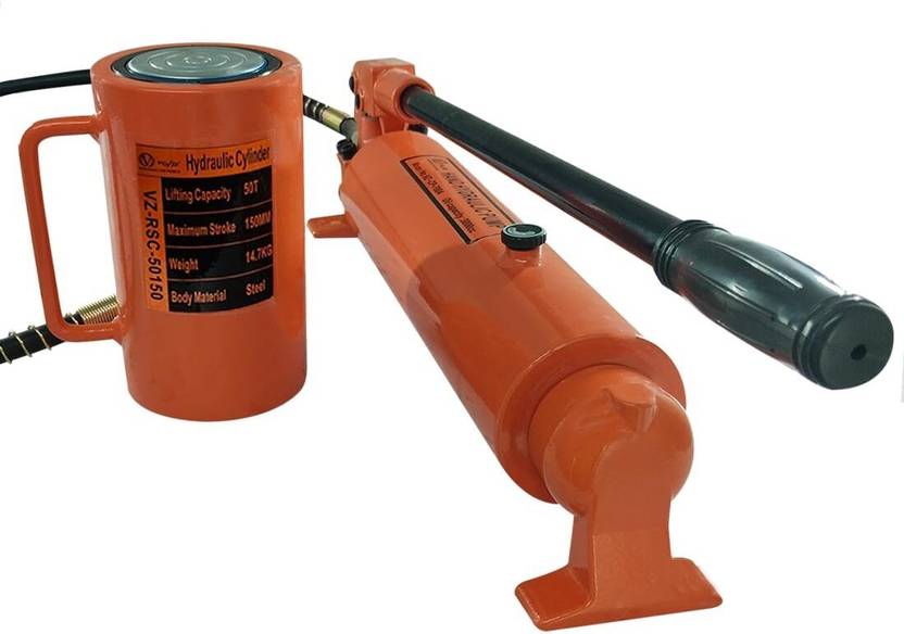 VOLTZ VZ-RSC-50150 50 Ton Hydraulic Lifting Jack CP 700A Pump Cylinder ...