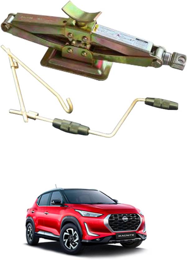 MATIES Car Scissor Tyre Jack with Foldable Rod for Nissan Magnite 2021 ...