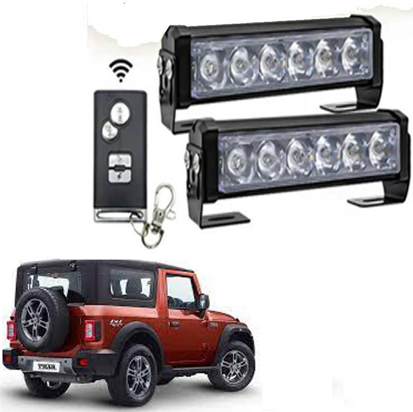 RAWAT Federal Signal Flash Light Bar With Remote For Mahindra e20 Car ...