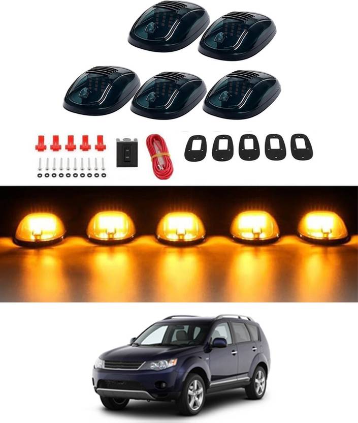 monolive Universal 12V Waterproof Amber Car Top Roof Mouse Shape Light ...