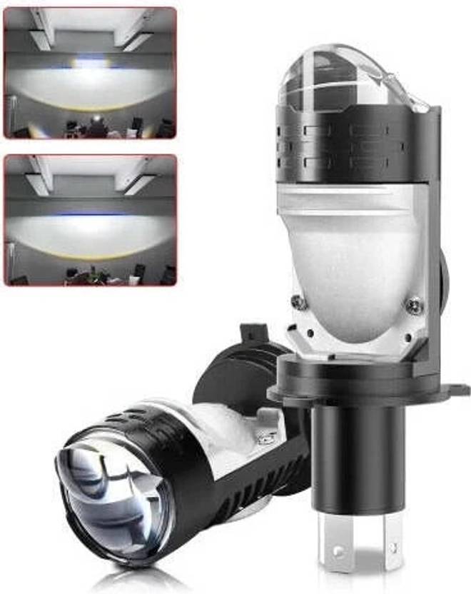 AutoPowerz White LED Dual Vision Lens Projector H4 LED Headlight Bulb ...