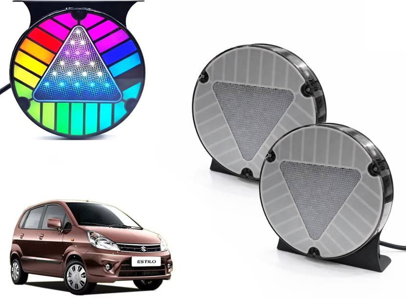 AUTO PEARL RGB Color Round Brake Light, Anti-Rear-End Collision Strobe ...