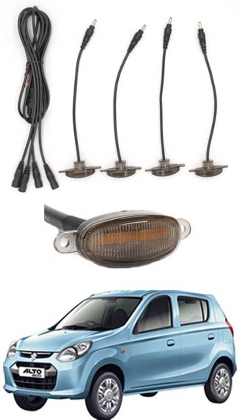 RKPSP 4 LED Front Grill Led Lights Amber Lights DRL For Alto 800-Maruti ...