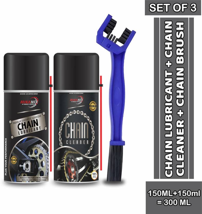 MIKANIX Bike Chain Lubricant And Chain Cleaner Spray With Cleaning ...