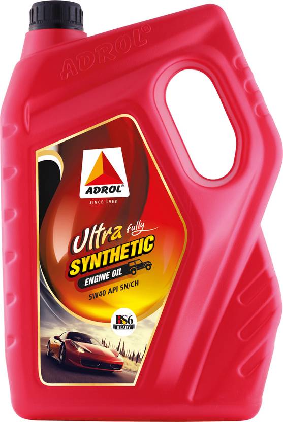 Adrol Ultra 5W40 API SNCH Fully Synthetic High performance Car Motor ...