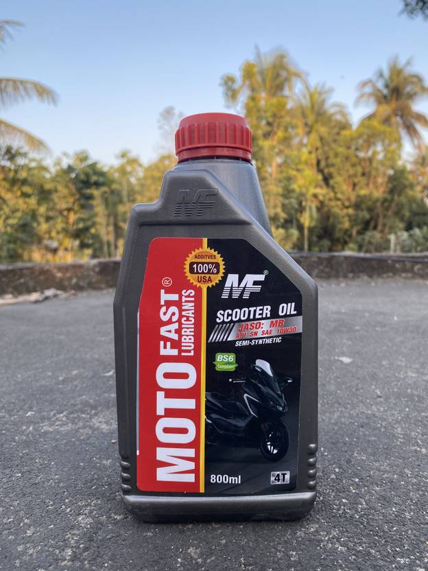 Moto Fast 10W30 Scooty 800ml Engine Oil 10W30 Synthetic Blend Engine ...