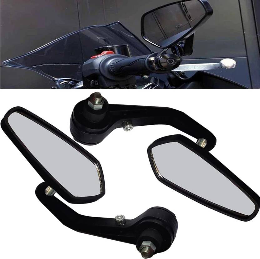 KP8 Manual Rear View Mirror For TVS Universal For Bike Price in India ...