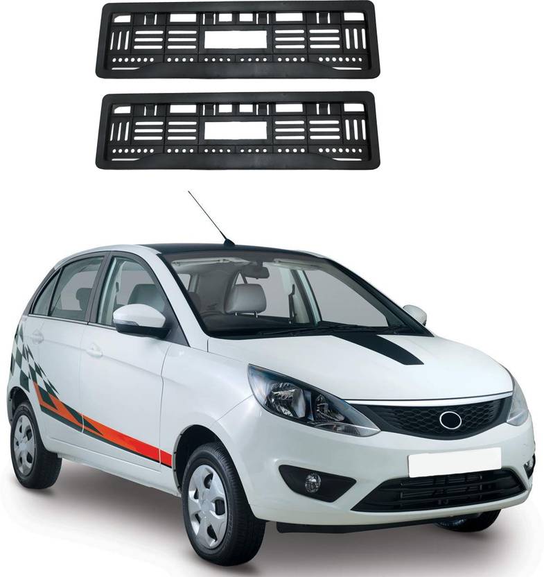 Shopone enterprises Full open no. plate frame Bolt Car Number Plate ...