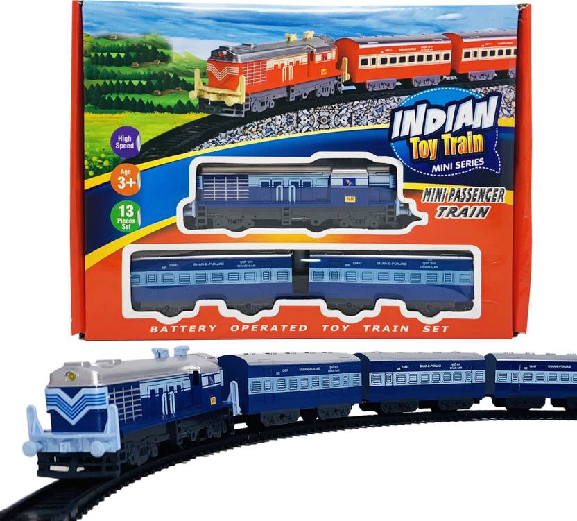 Wishmaster Indian Railways 3 Passenger Couch Toy Train Track Set For ...