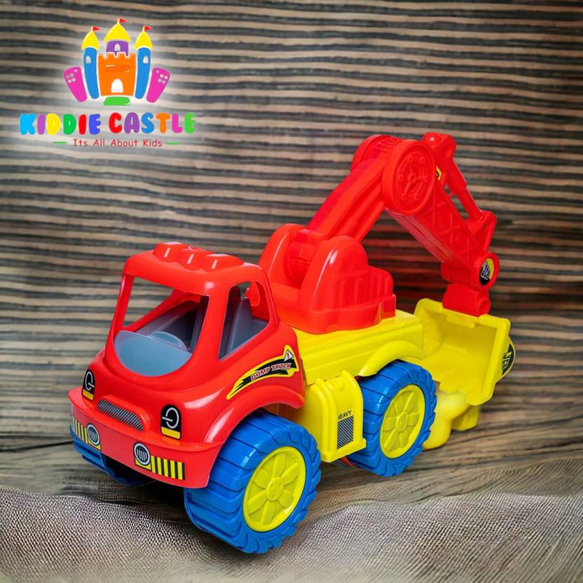 Kiddie Castle Friction Sound Dumper Truck Construction Vehicle For Kids ...