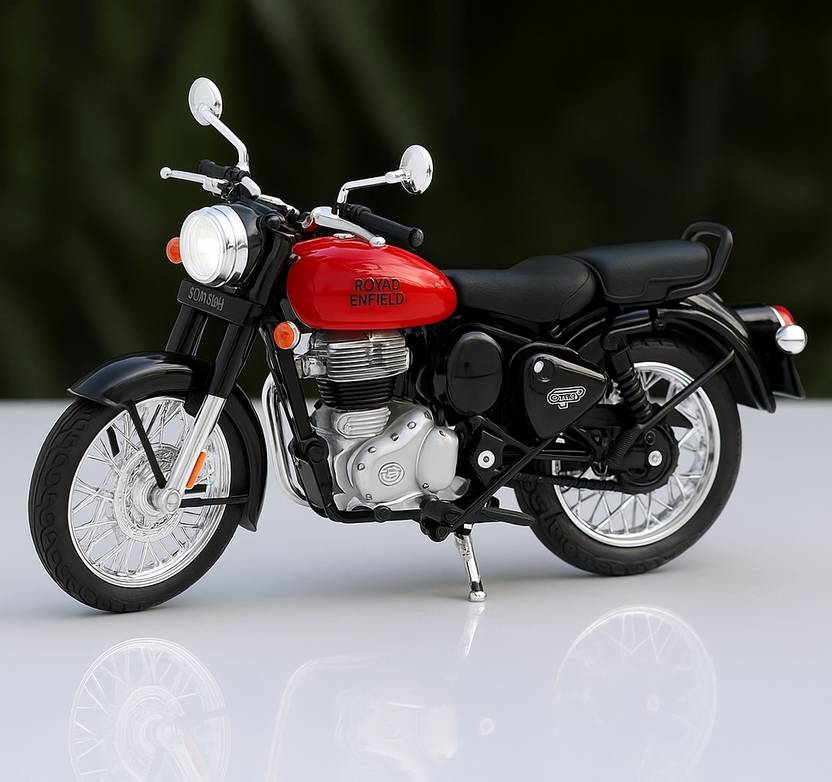Ignite Royal Classic 350 Diecast Bullet Bike 1:15 Scale Alloy Enfield ...