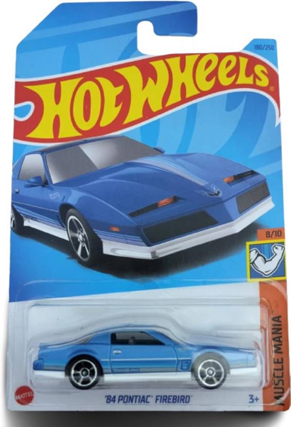 HOT WHEELS Muscle Mania 84 Pontiac Firebird 1:64 Scale (Blue) - Muscle ...