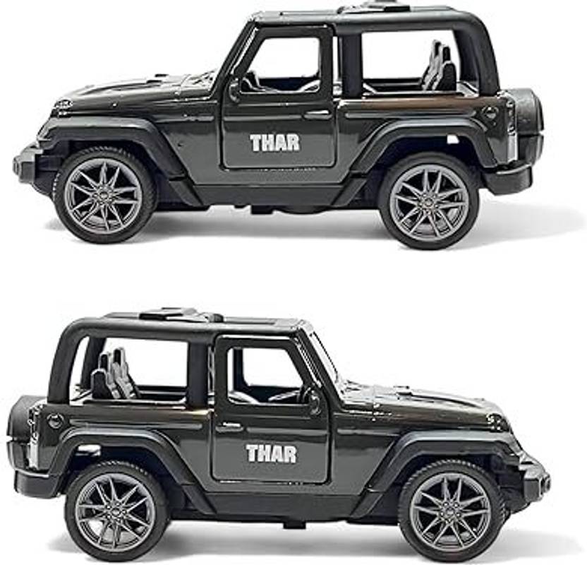 Nidhi Die-Cast Thar Model 1:36 Scale - Metal Body with Rubber Tyres ...