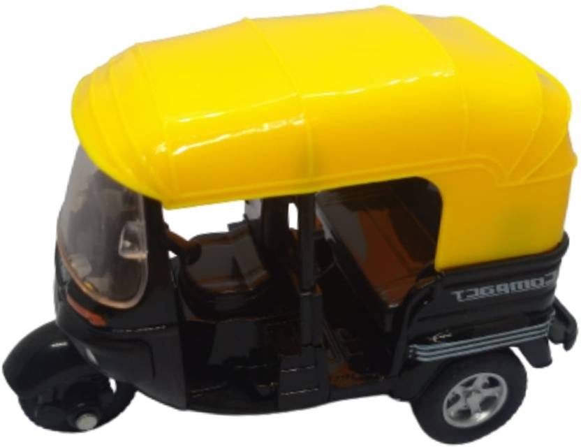 NOVOKART Diecast metal auto rickshaw Toy for kids/pull back action toy ...
