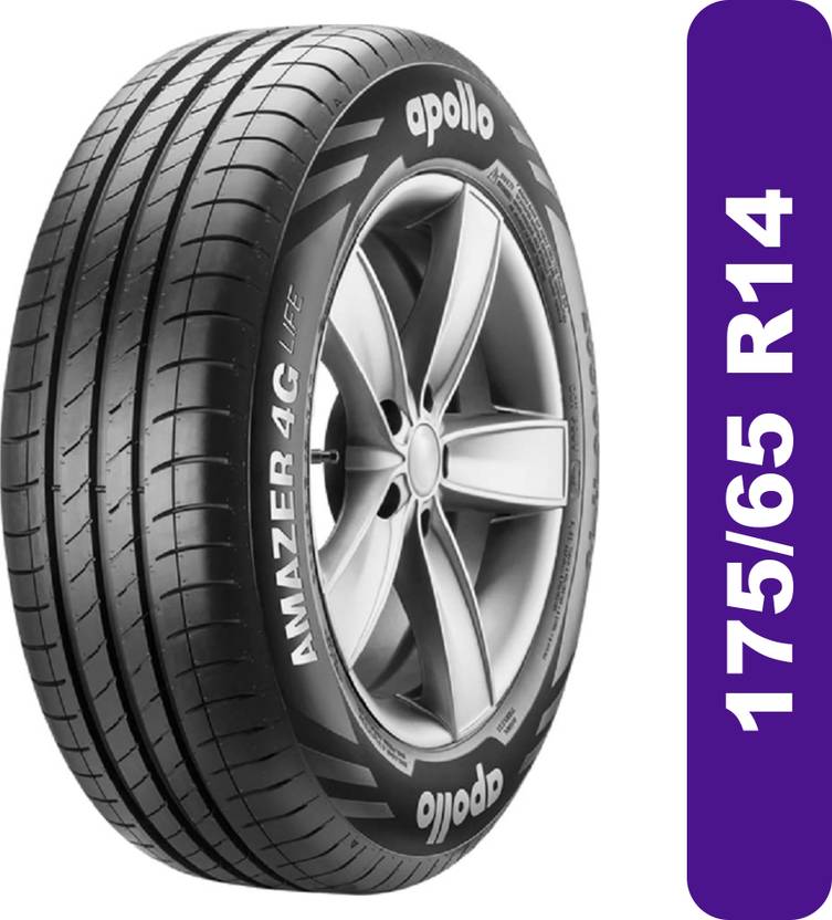 Apollo 175/65 R14 82T AMAZER 4G LIFE 4 Wheeler Tyre Price in India ...