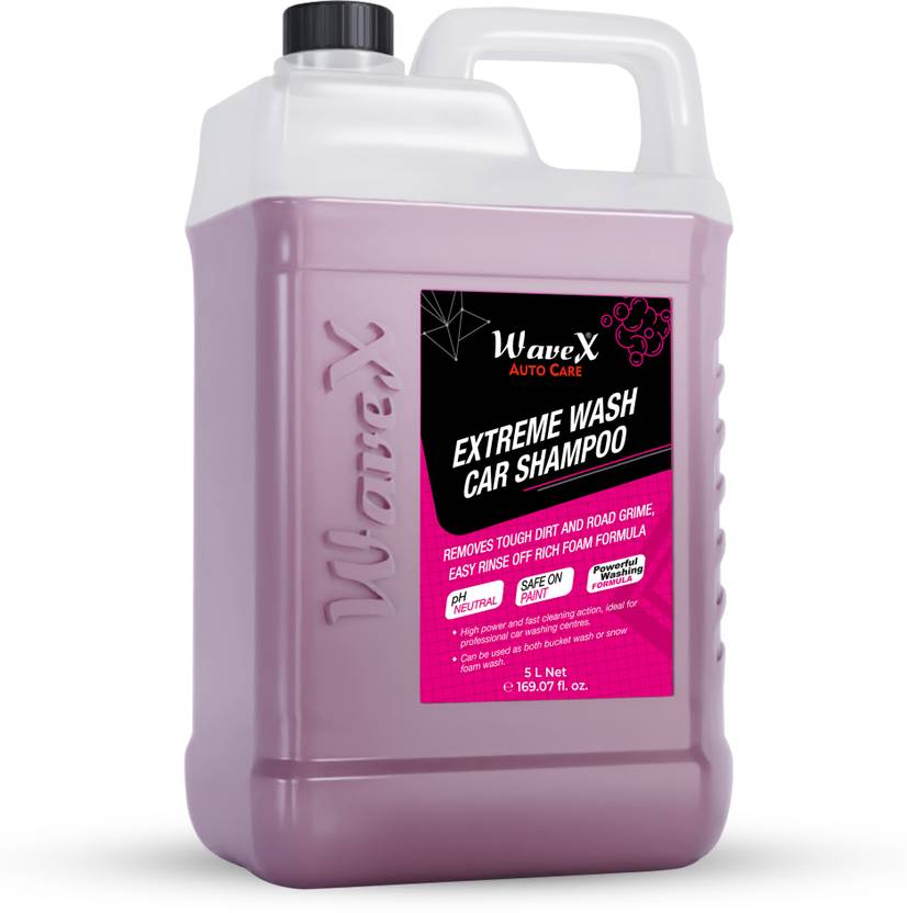 Wavex Car Shampoo Extreme Wash 5Ltr| Car Washing Liquid Price in India ...