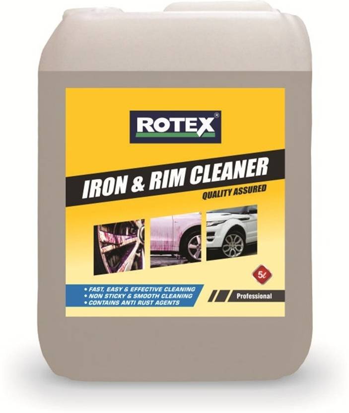 Rotex Professional Iron & Rim Cleaner Dissolves Rust,Cleans Wheels Safe ...