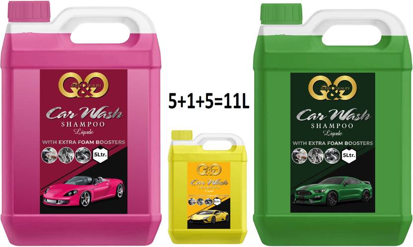 QnQLifeStyle Car wash Shampoo with Extra Foaming for Care & Cleaning ...