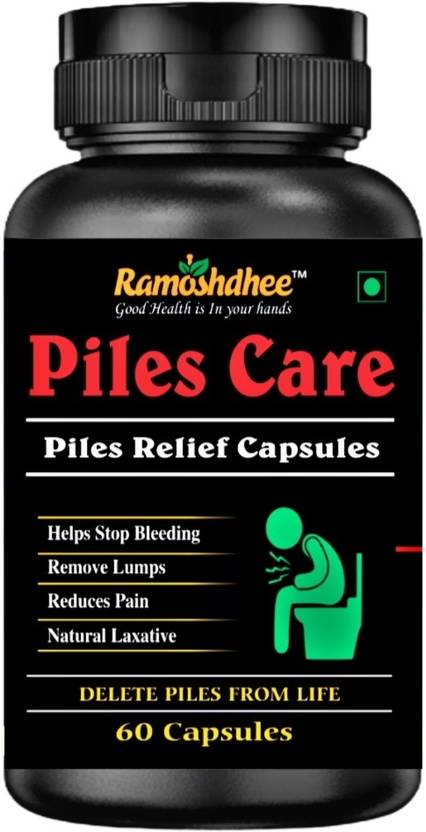 Ramoshdhee Piles Care Fast Relief Bavasir Hemorrhoid Support Piles | 60 ...