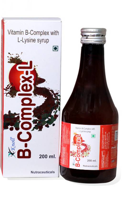 Knoll B Complex-L Syrup - Essential Amino Acids and Vitamins Supplement ...