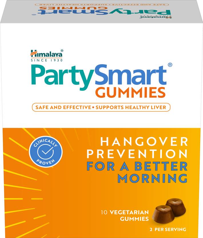 HIMALAYA Partysmart Gummies | Hangover prevention | Herbal, Safe ...