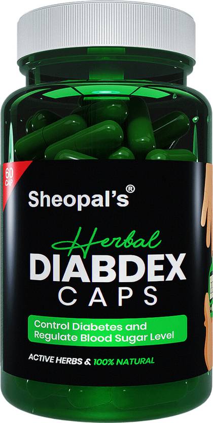 Sheopals Herbal Diabdex Diabetes Capsule Price in India - Buy Sheopals ...