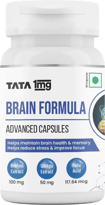 TATA 1mg Brain Formula for Memory Health And Concentration Price in ...