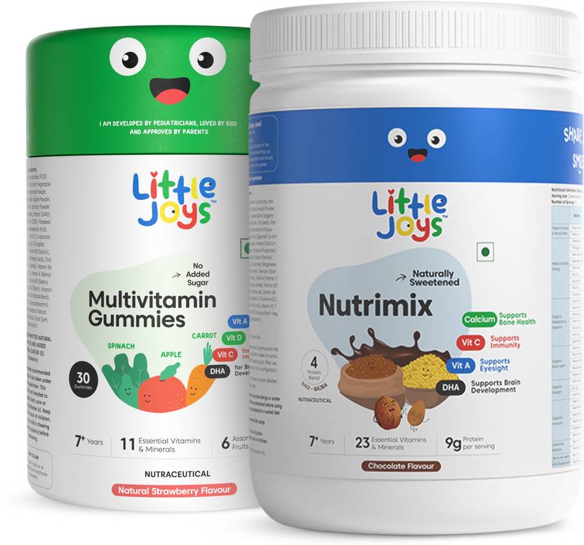 Little Joys Immunity Booster Kit (7+ yrs) Nutrimix Powder 350g ...