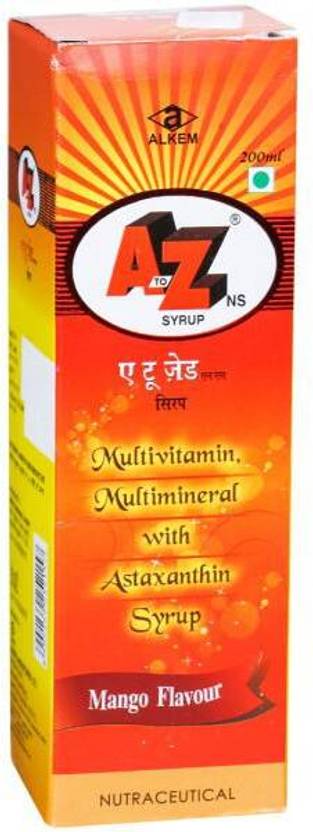 A To Z Ns Syrup Price in India - Buy A To Z Ns Syrup online at Flipkart.com