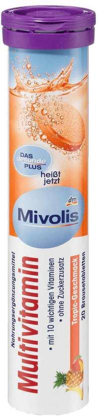 Mivolis Multivitamin tropical flavor 20 effervescent tablets Price in ...